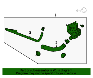 2020-2024 GM Fuel Tank Filler Pipe 85585195 GM | GMPartsDirect.com