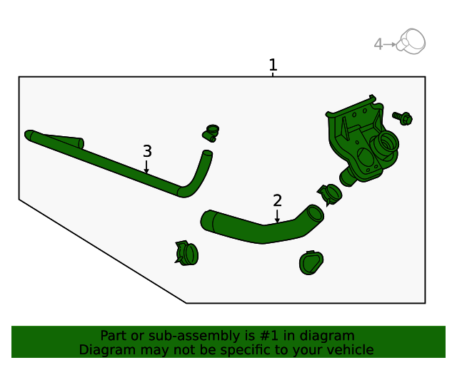 2020-2024 GM Fuel Tank Filler Pipe 85585195 GM | GMPartsDirect.com