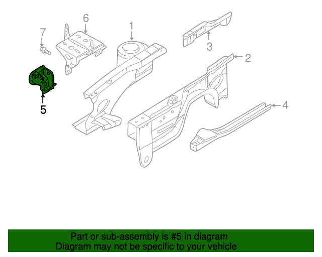 0K30A-53250B - Engine Bracket 2002 Kia Rio | Kia.Parts Store