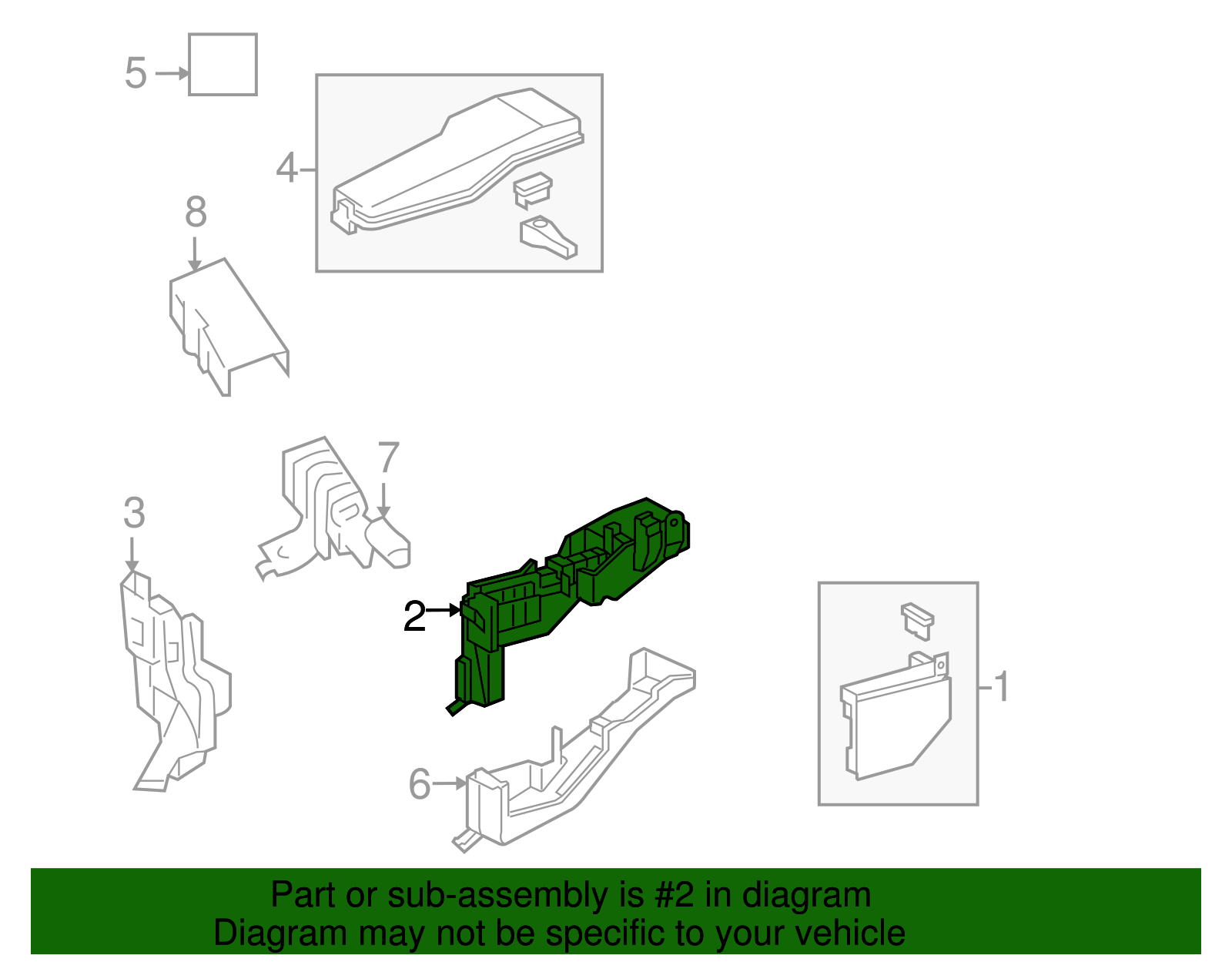 2009-2015 Toyota Venza 2009-2015 Toyota Venza - Relay Box 82741-0T010 ...