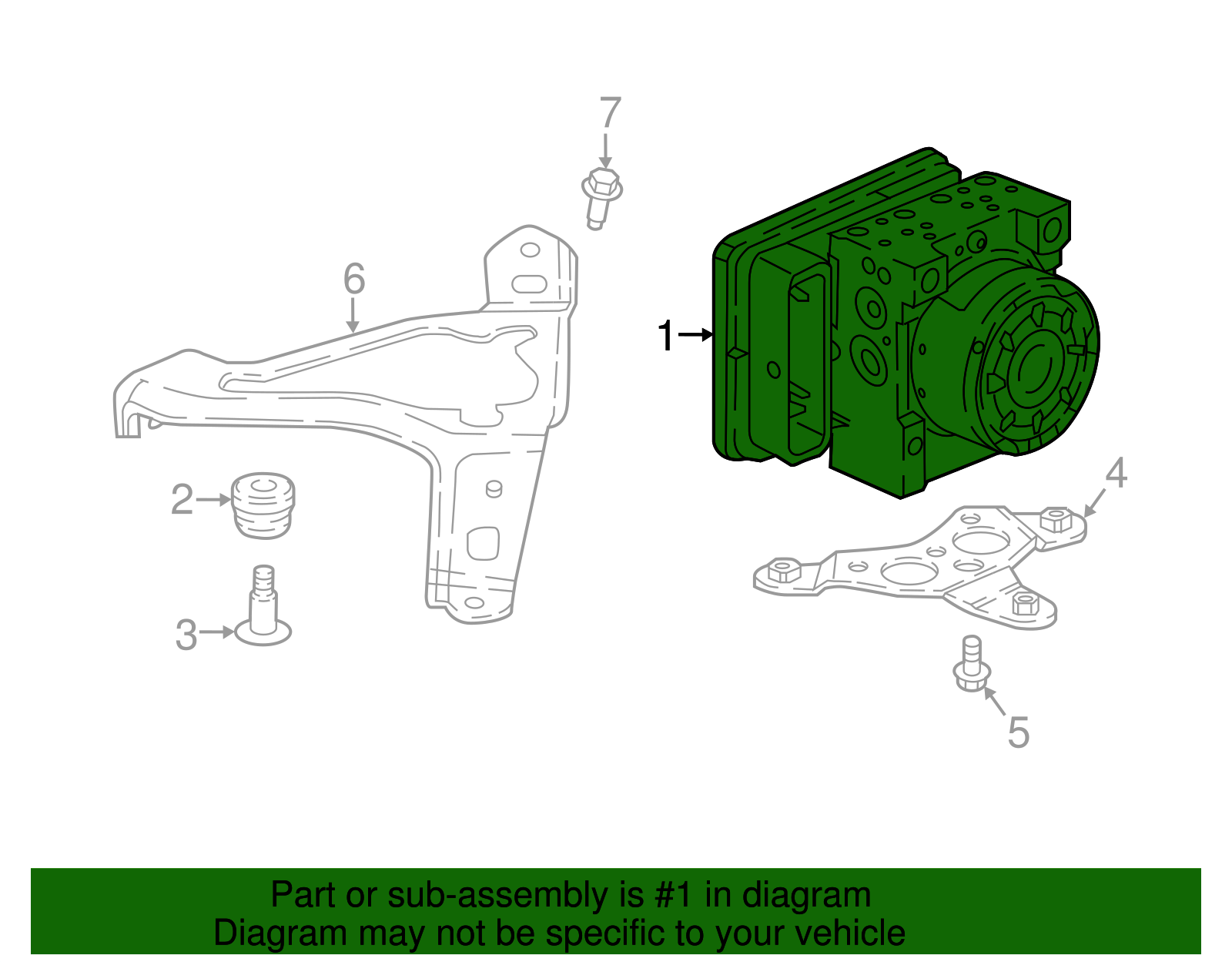 57100-THR-A13 - Modulator Assembly Vsa (Rewritable) - 2018 2019 Honda ...