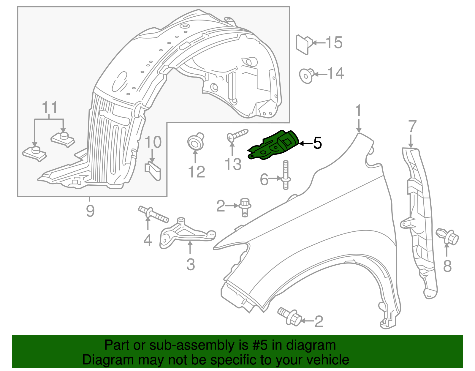 60262-T6Z-A00ZZ - 2021-2025 Honda - Support Bracket | Genuine Honda Parts