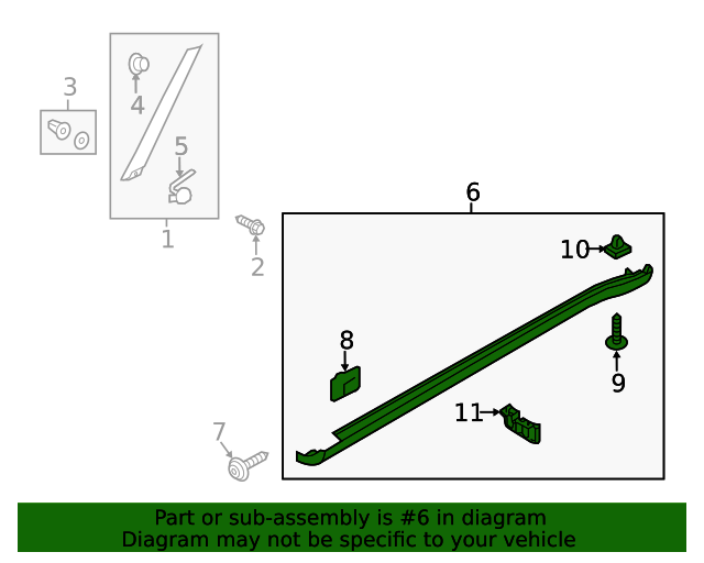 87752-B2000 - Rocker Molding 2014-2019 Kia | Kia.Parts Store