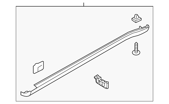 87752-B2000 - Rocker Molding 2014-2019 Kia | Kia.Parts Store