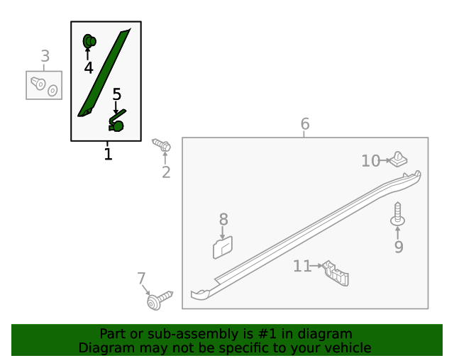 86170-B2000 - Pillar Trim 2014-2019 Kia | Kia.Parts Store
