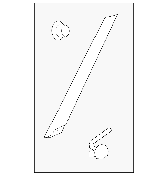 86170 B2000 - Pillar Trim 2014-2019 Kia | Kia Cheap Parts