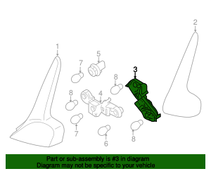 30655984 - Socket Panel - 2008-2013 Volvo C30 | Volvo OEM Parts Direct