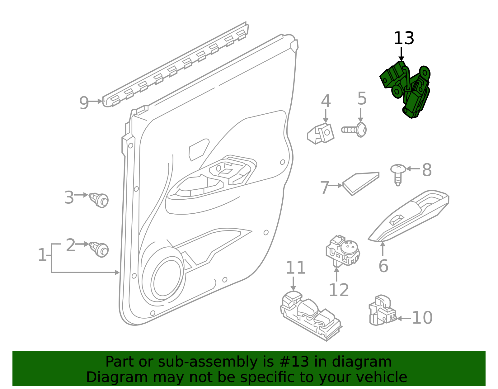 2018-2024 Nissan Kicks Warning Lamp 26670-5RA0A | Nissan Parts Central