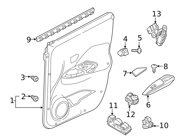 2018-2021 Nissan Kicks Warning Lamp 26675-5RA0A | OEM Parts Online