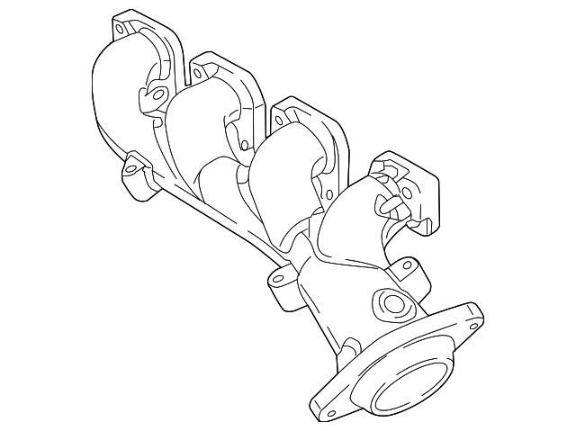 2012-2019 Mopar EXHAUST MANIFOLD - Passenger Side (RH) 5038536AD ...
