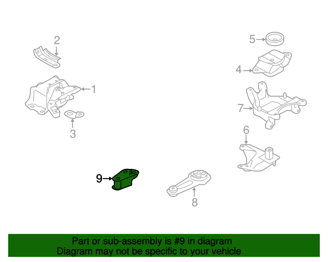 11332-1HA0A - Lower Bracket - 2012-2019 Nissan | Nissan OEM Parts Direct