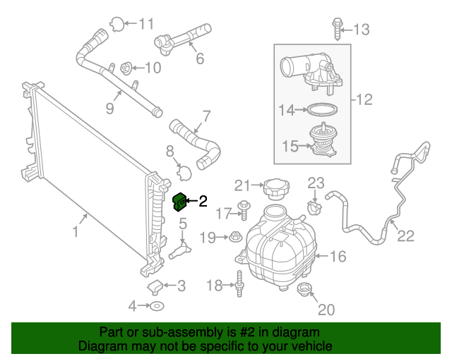 2014-2021 Mopar Upper Insulator 52014782AA | TascaParts.com