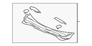 74200-TG7-A01 - Cowl Grille 2016-2022 Honda | Honda Parts Online