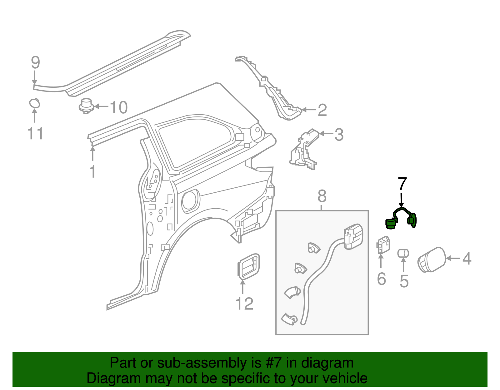 74700-THR-A01 - Actuator 2018-2024 Honda Odyssey | Honda Parts Online
