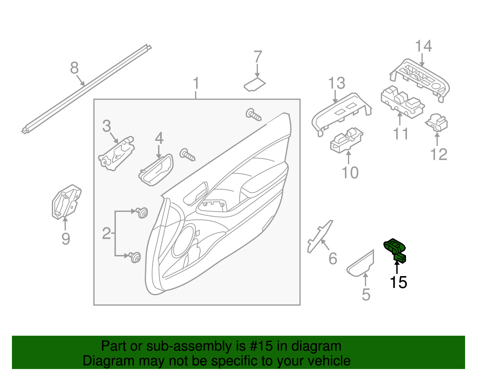 93250-A7000WK - Memory Switch 2014-2018 Kia | Kia.Parts Store