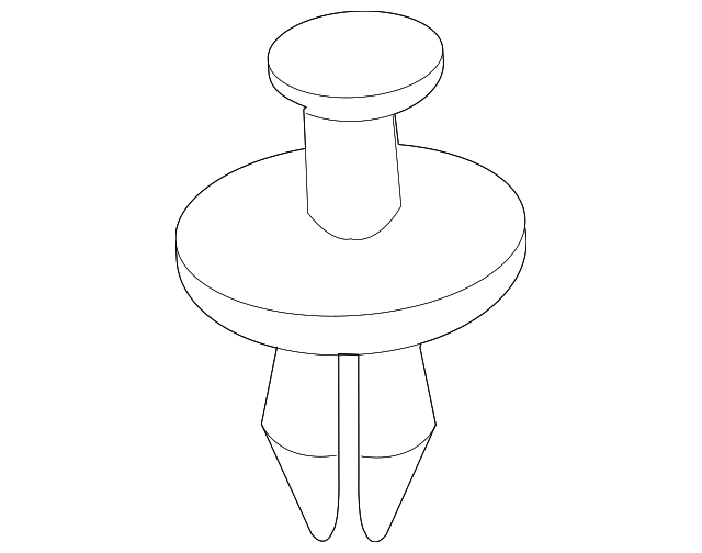 2007-2015 Mini Cooper Wheel Opening Molding Rivet 51-47-2-754-477 ...