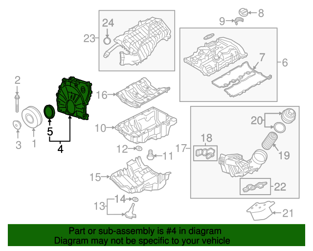 11-14-8-576-066 - Timing Cover - 2016-2023 BMW | BMW Parts Exchange