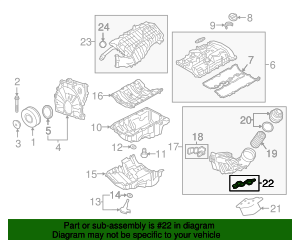 11428591462 - 2016-2022 BMW Oil Cooler Gasket (11-42-8-591-462) | BMW ...