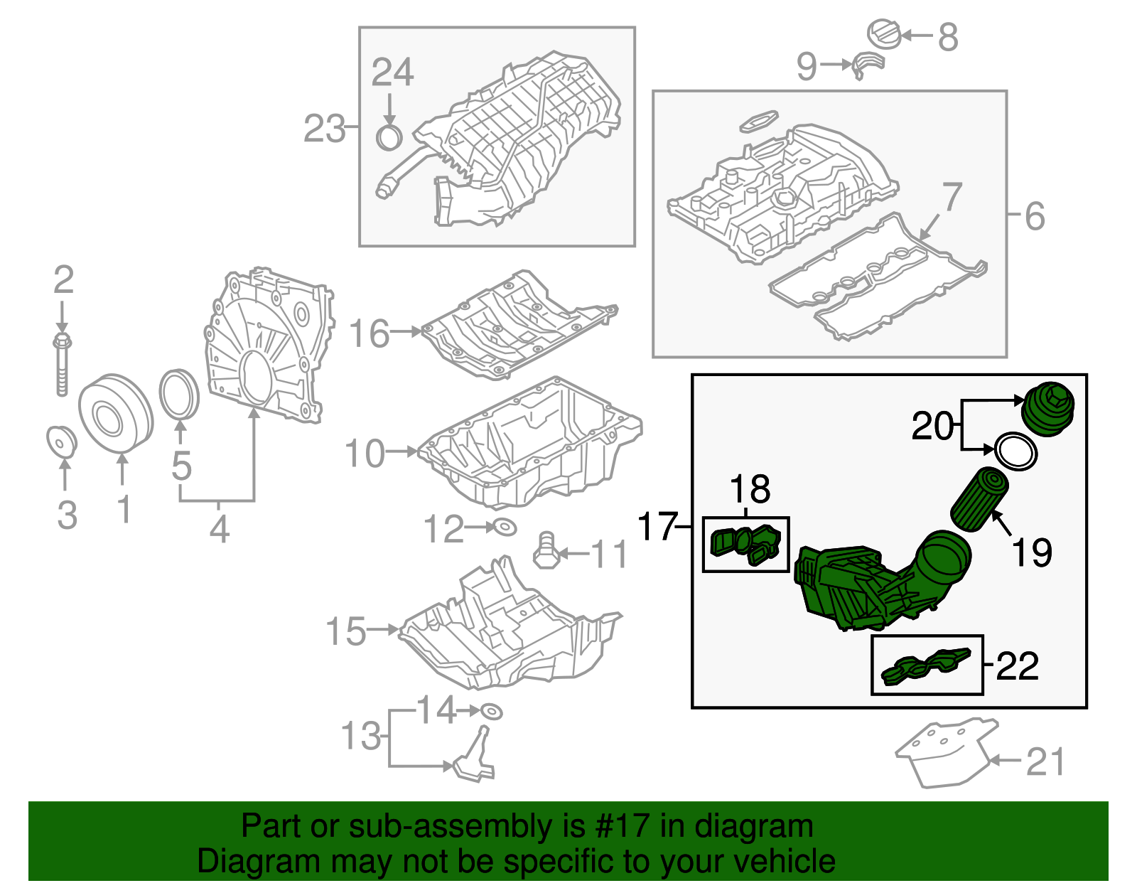 2017-2022 BMW Oil Filter Housing 11-42-8-596-283 | BMW Mini Parts Solutions
