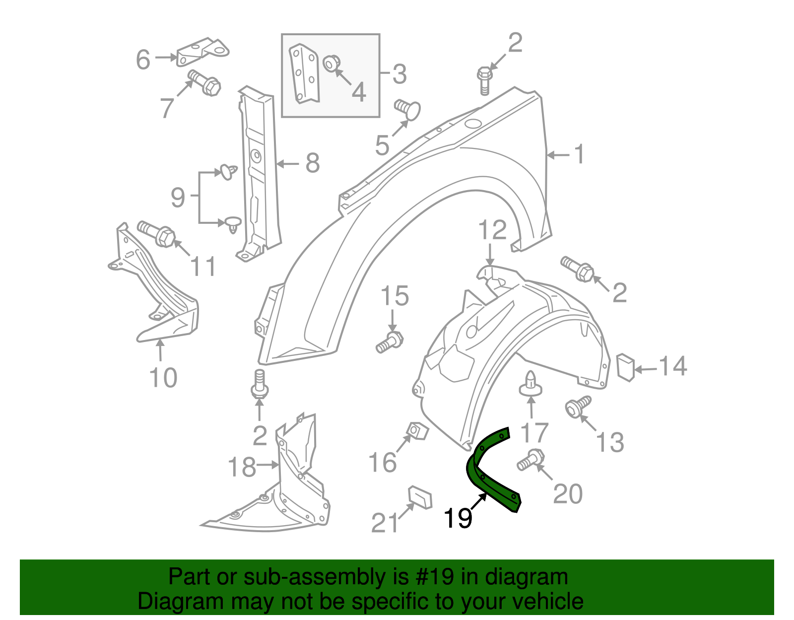 2008-2015 Audi Spoiler 8J0-807-547-A | OEM Parts Online