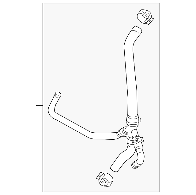 2015-2018 Porsche Cayenne Outlet Hose 946-106-051-52 | Porsche Marin