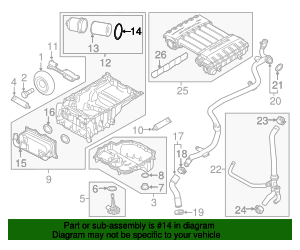 2014-2018 Porsche Filter Element O-Ring 946-107-322-75 | Porsche Marin