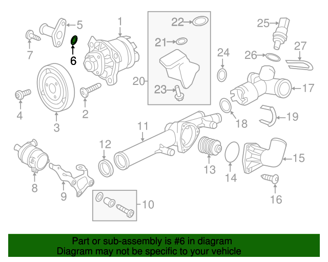 2008-2018 Porsche Cayenne Engine Coolant Pipe O-Ring 955-106-431-00 ...