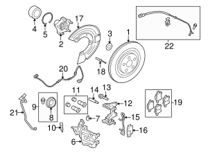 2010-2016 Jaguar ABS Sensor C2P15770 | Haper Jaguar Parts
