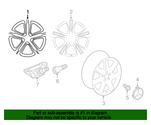 253-401-07-00-7X23 - Wheel Alloy (18 Inch) 2016-2019 Mercedes-Benz ...