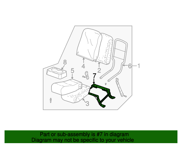 1999-2007 GM Mount Bracket 88941216 GM | GMPartsDirect.com
