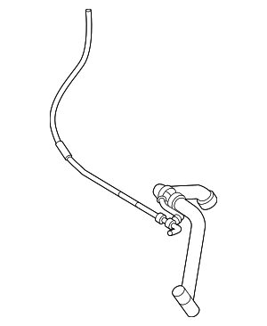 170-501-25-82 - Upper Hose - 2001-2004 Mercedes-Benz | BuyMercedesPartsNow
