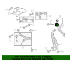 2017-2025 Audi Rear Lower Control Arm Bushing 4M0-407-183-B | OEM Parts ...