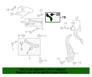 4M0-407-509-B - Rear Upper Control Arm 2017-2024 Audi | Audi OEM Parts