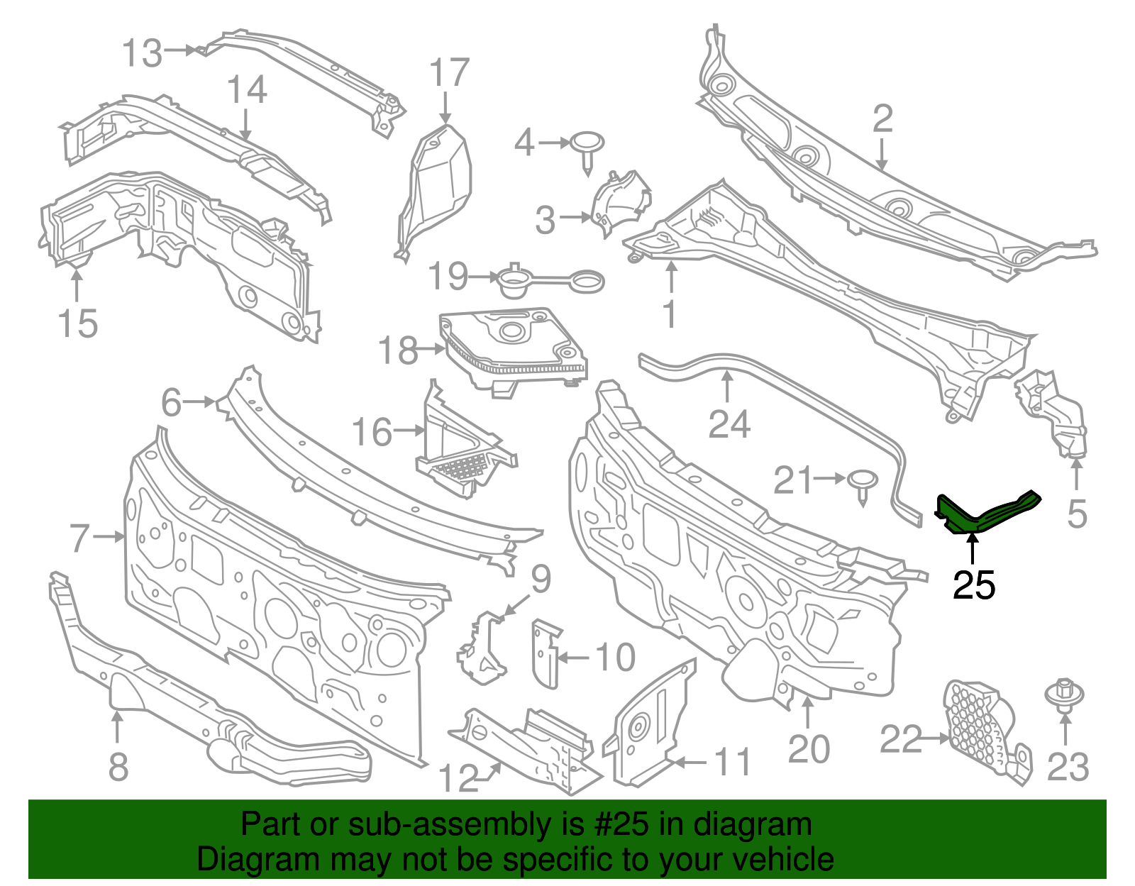 51-76-7-388-096 - Rear Weather-Strip | BMWPartsHub