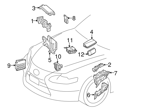 82620-53010 - Fusible Link 2014-2024 Lexus | AutoNationParts.com