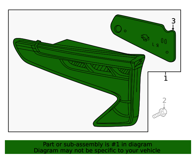 2019-2024 Acura RDX Combo Lamp Assembly 34150-TJB-A01 | OEM Parts Online