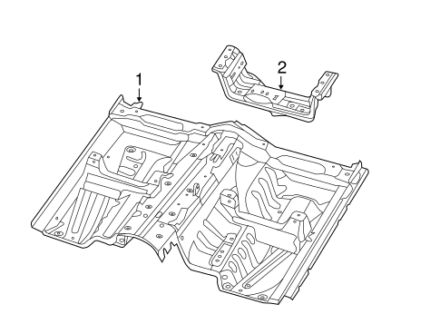 Floor & Rails for 2020 Jeep Grand Cherokee | Mopar Parts Canada