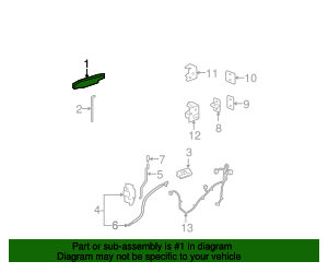 84053458 - Rear Driver Side Exterior Door Handle 2007-2014 GM ...