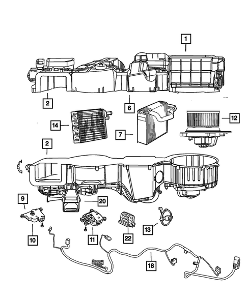 Air Conditioner and Heater Units for 2002 Dodge Stratus | Mopar Estores