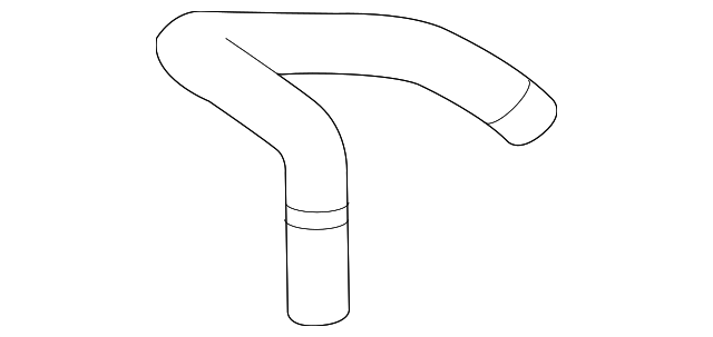 211-830-34-96 - HVAC Heater Hose 2007-2009 Mercedes-Benz E 320 ...