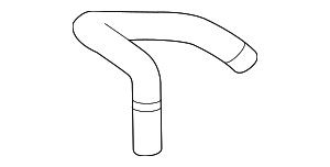 211-830-34-96 - HVAC Heater Hose 2007-2009 Mercedes-Benz E 320 ...