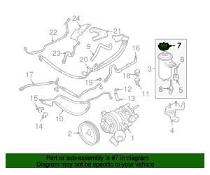 32411092649 - 1996-2018 BMW Reservoir Cap (32-41-1-092-649) | BMW of ...
