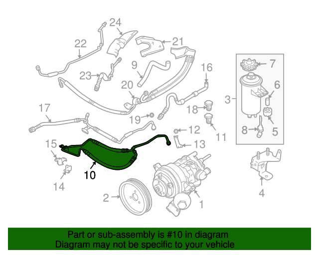 Genuine BMW 32-41-6-767-437 | Pressure Hose | FREE Shipping on Most ...