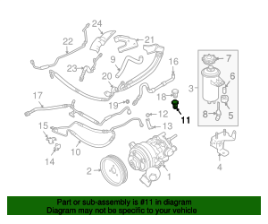 1991-2010 BMW Pressure Hose Bolt 32-41-6-852-469 | BMWPartsDirect.com