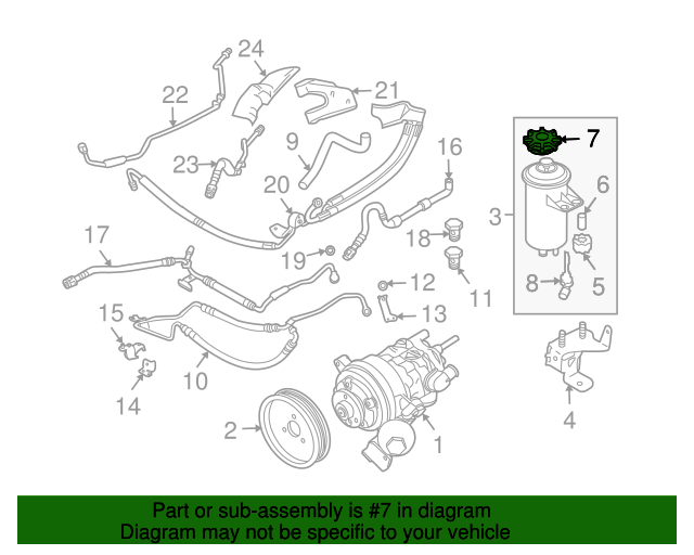 Genuine BMW 32-41-1-092-649 | Reservoir Cap | FREE Shipping on Most ...