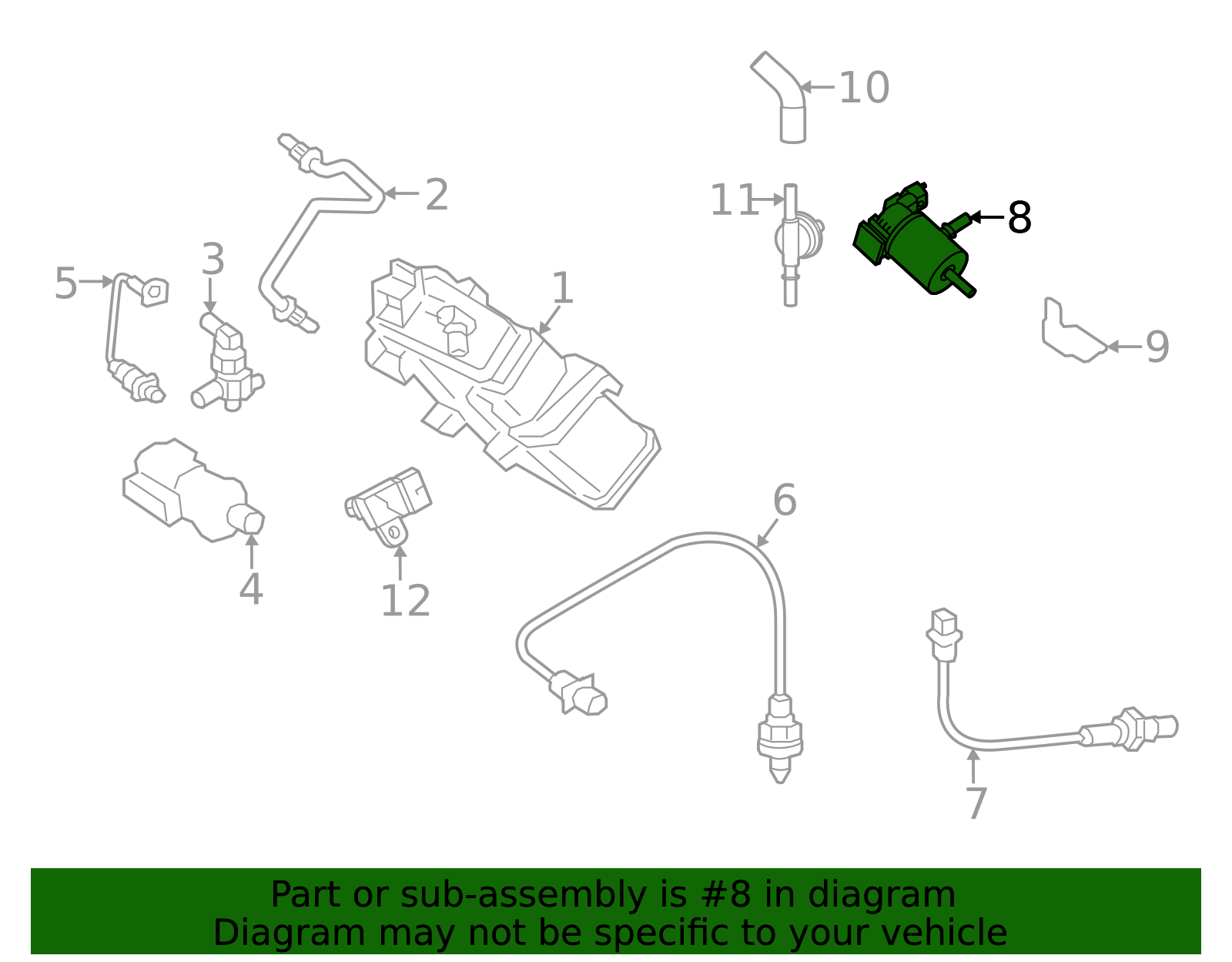 2020-2025 Hyundai Vapor Canister Purge Solenoid 28910-2S000 | Retail ...