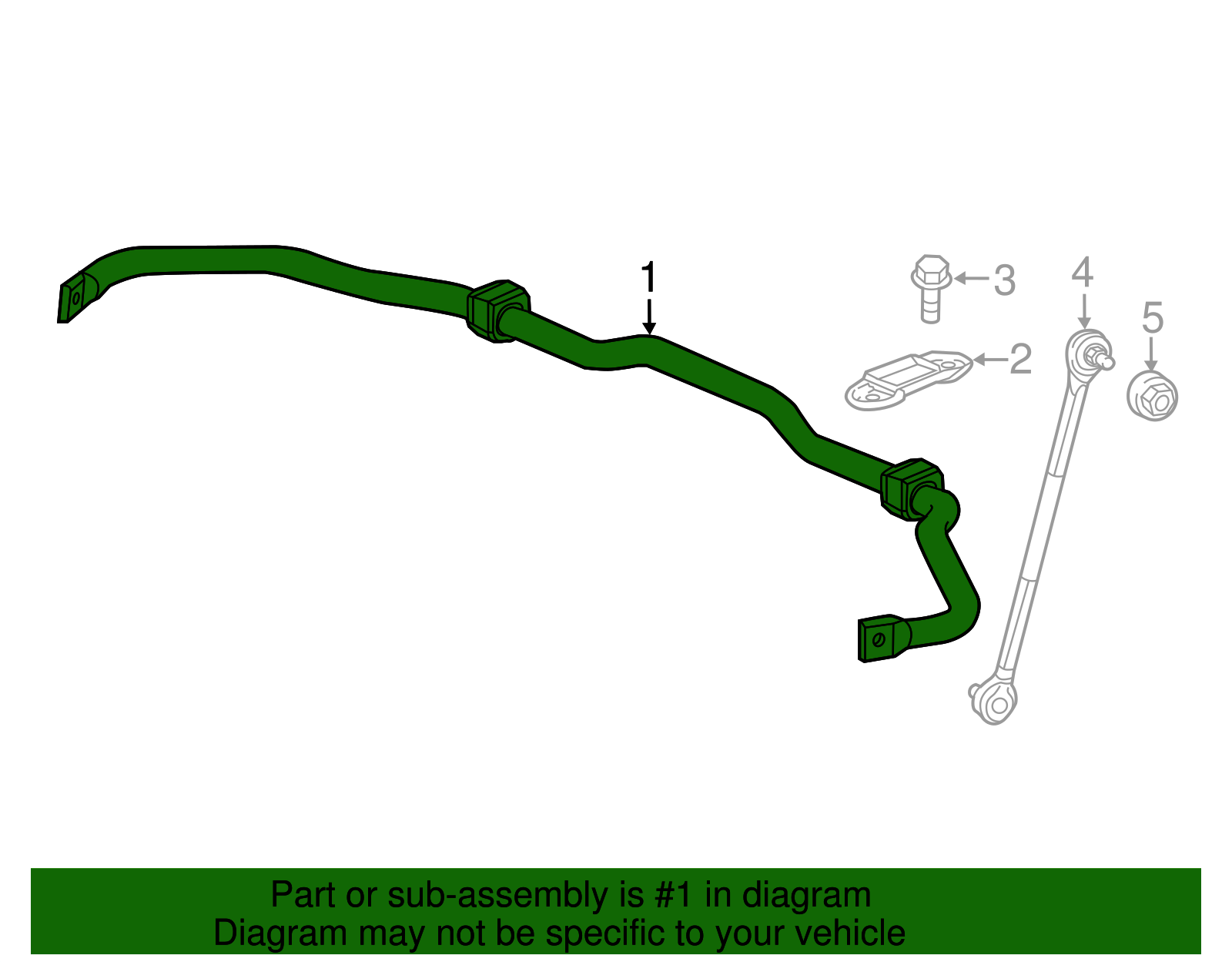 51300-TLB-A04 - Stabilizer Bar 2017-2022 Honda CR-V | Honda Parts Online