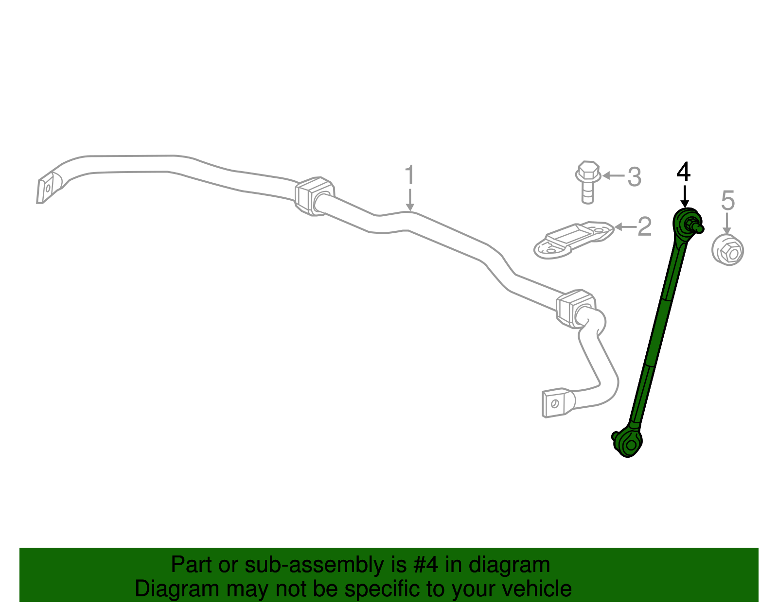 OEM 2017-2022 Honda CR-V Stabilizer Link 51320-TRN-H03 | Honda ...