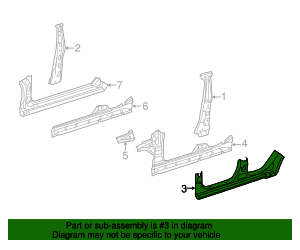 117-637-01-35 - Rocker Panel 2014-2019 Mercedes-Benz | AutoNation Parts