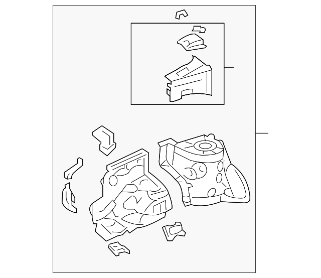 Toyota Apron Assembly Part# 5370202130 | Toyota Of Colorado Springs Parts